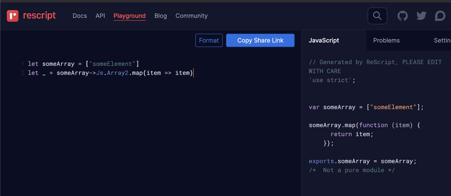 Belt.Array vs Js.Array in Rescript
